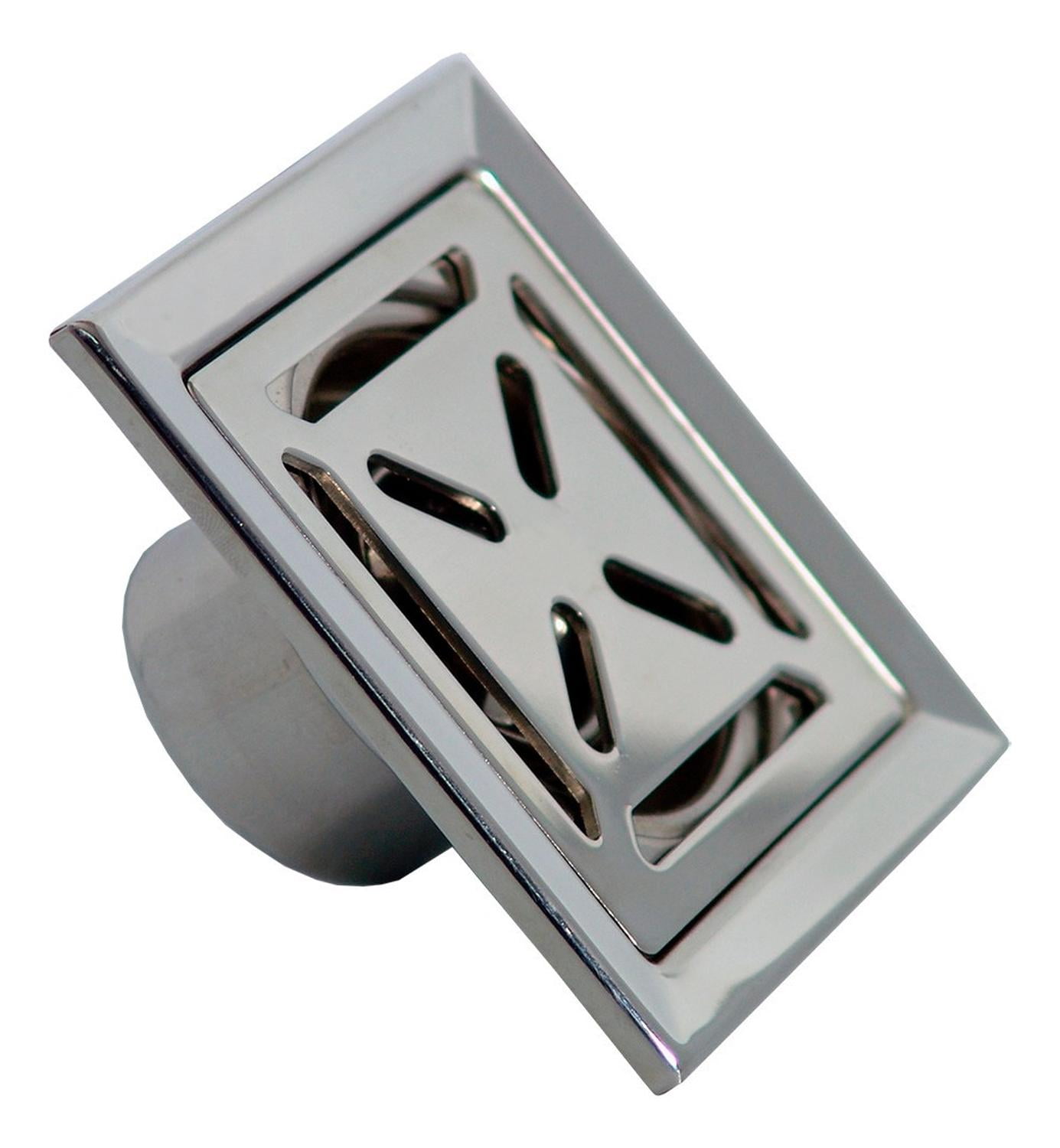 Coladera Cuadrada De Acero Inoxidable De 10x10 Pc-301 Coflex negro ...