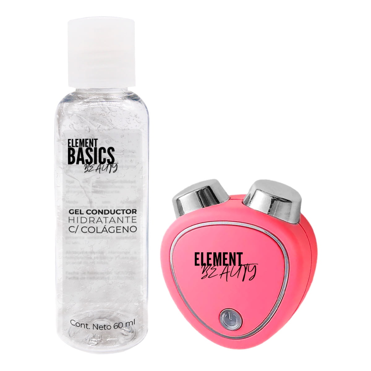 Tonificador Facial Con Microcorrientes y Gel Conductor 60 Ml Rosa ...