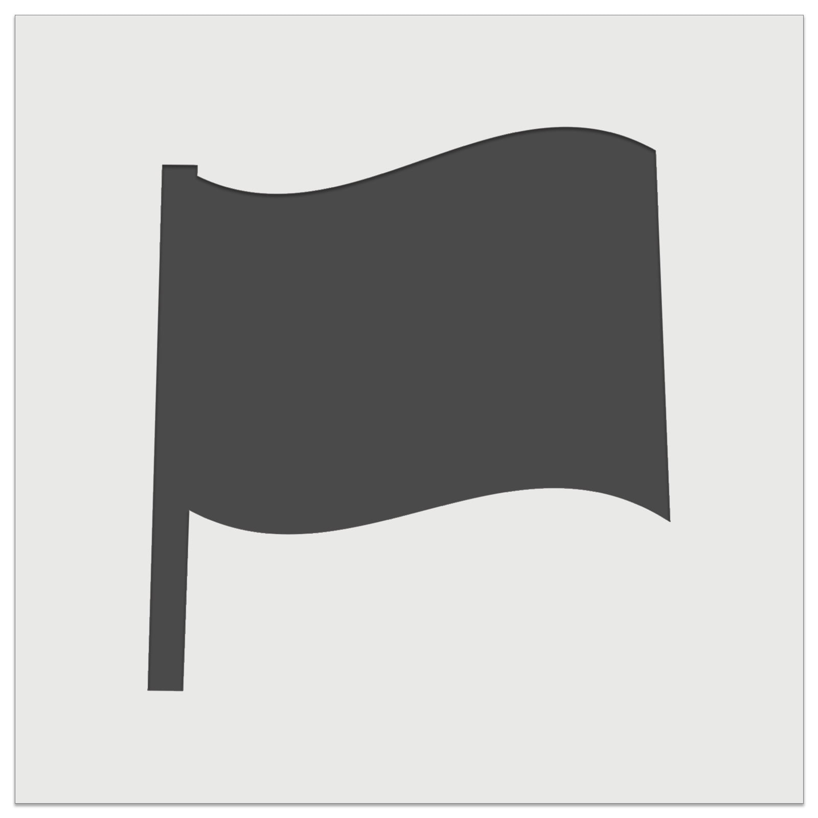 Waving Flag Solid DIY Cookie Wall Craft Stencil - 3.5 Inch - Walmart.com