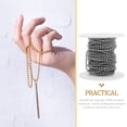 BESTYASH Stainless Steel Ball Chain Plated Silver Metal Bead Chain for ...
