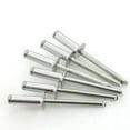 Sensethe 20 Pcs 4 x 13 mm Rivets Stainless Steel Rivet Set Riveter Tool ...