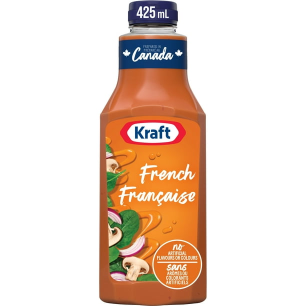 Kraft French Salad Dressing, 425 mL Bottle, KRAFT FRENCH DRESSING 425 ...