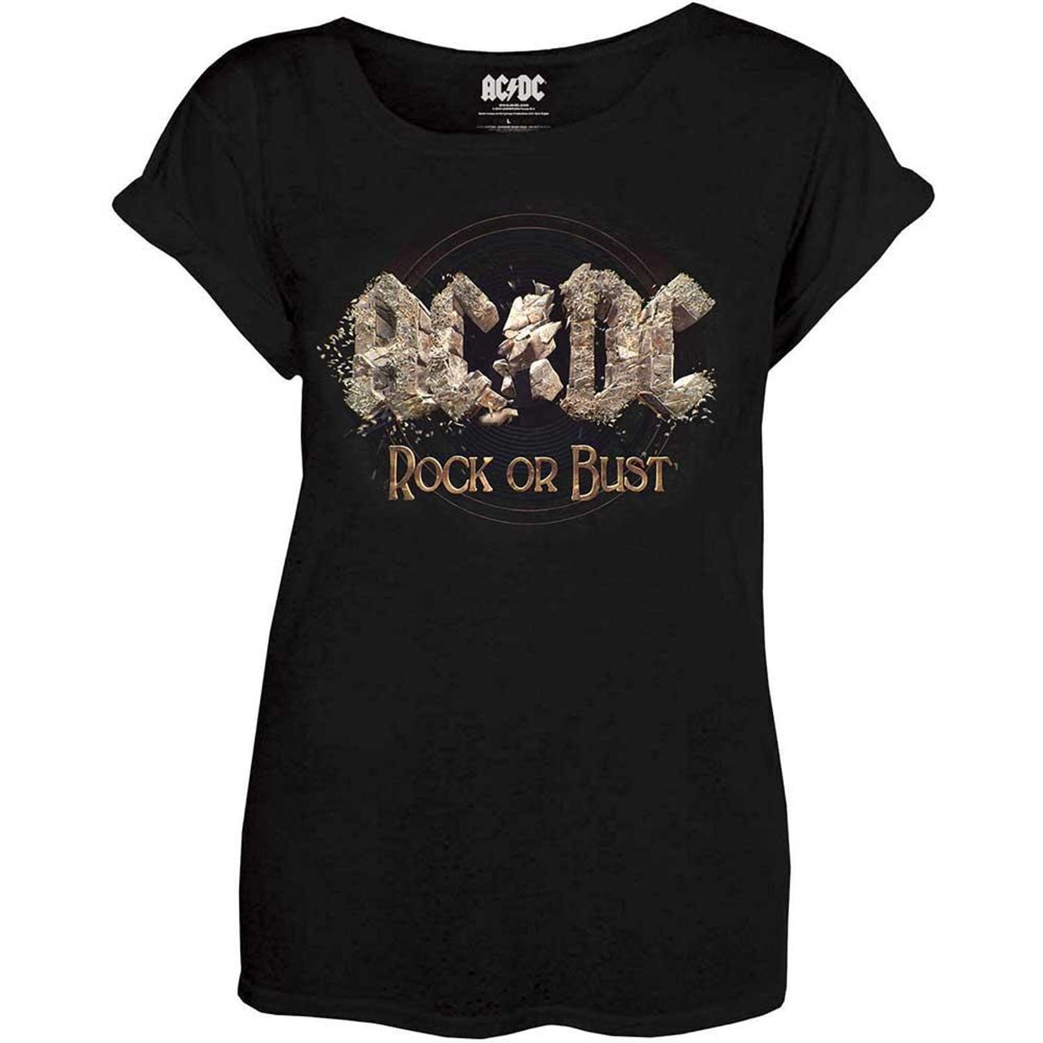 Click here for Acdc Ac/Dc Womens Rock Or Bust T-Shirt Xl prices