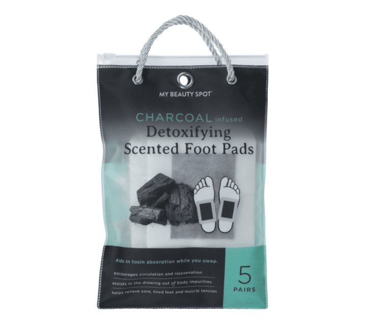 My Beauty Spot Charcoal Infused Detoxifying Scented Foot Pads 5 Pairs