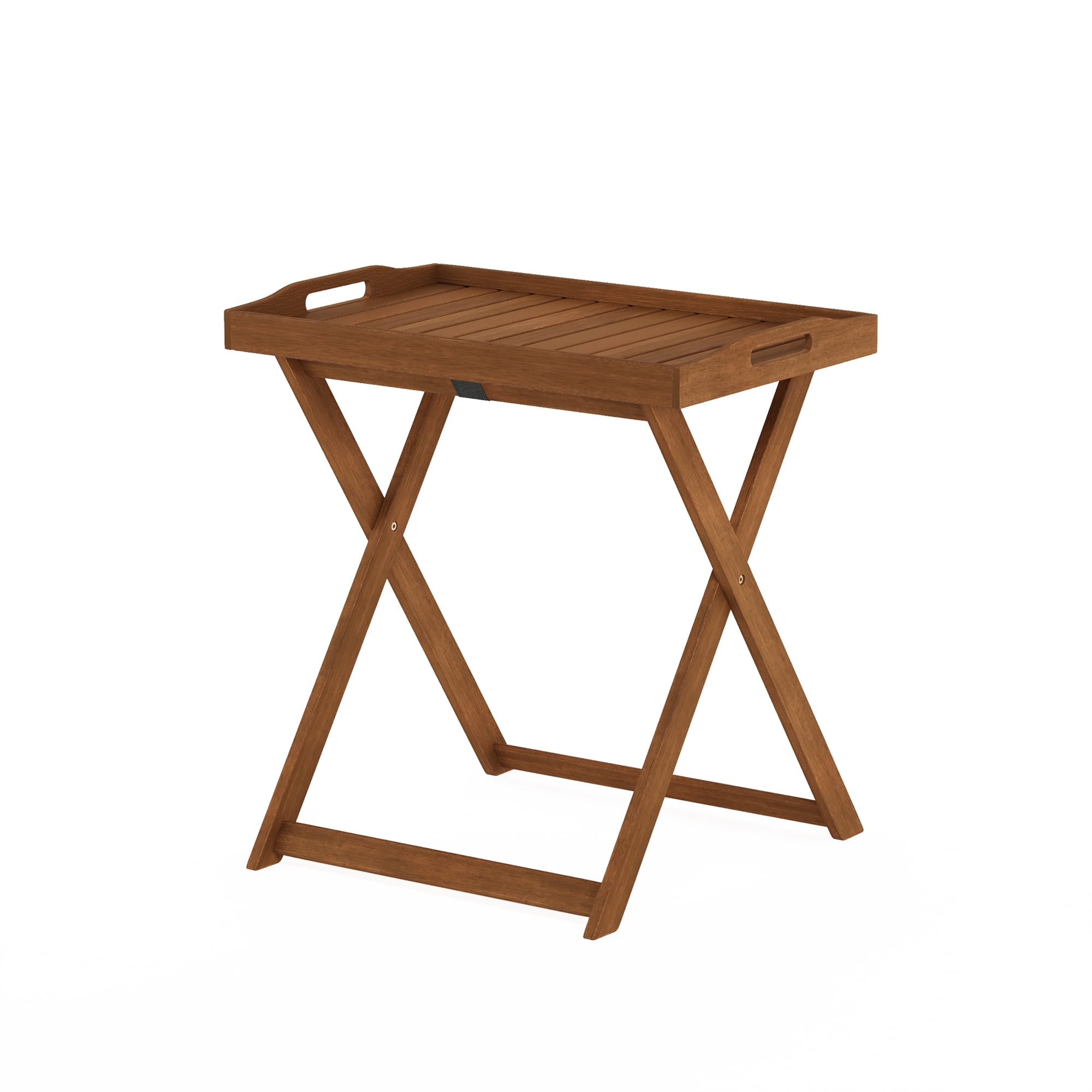 Furinno Tioman Outdoor Hardwood Tray Table - Walmart.com