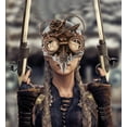 Attitude Studio Steampunk Bird Beak Half Face Mask Robot Goggle Costume ...