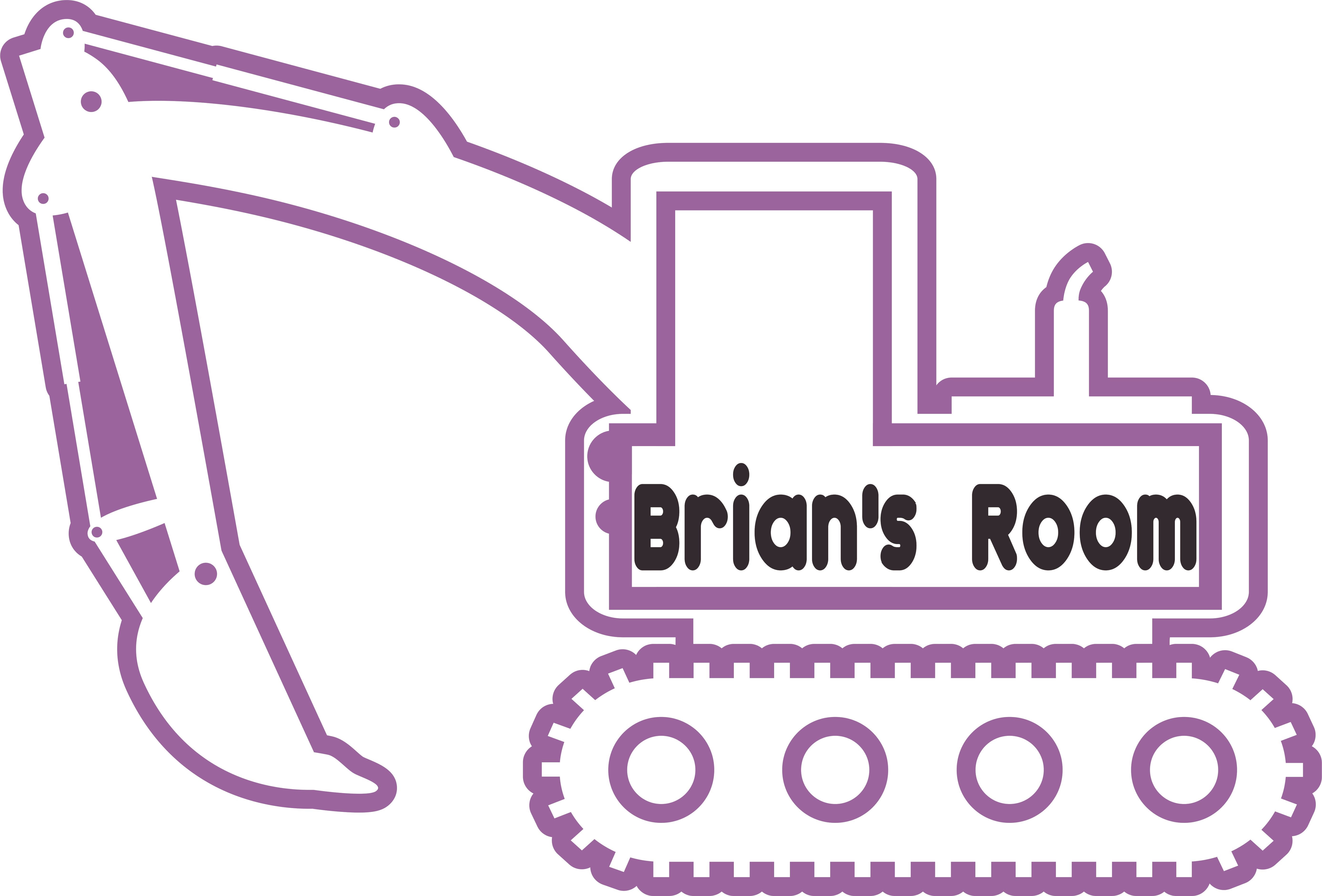 Skip Loader Truck Construction Customized Wall Decal - Custom Vinyl ...