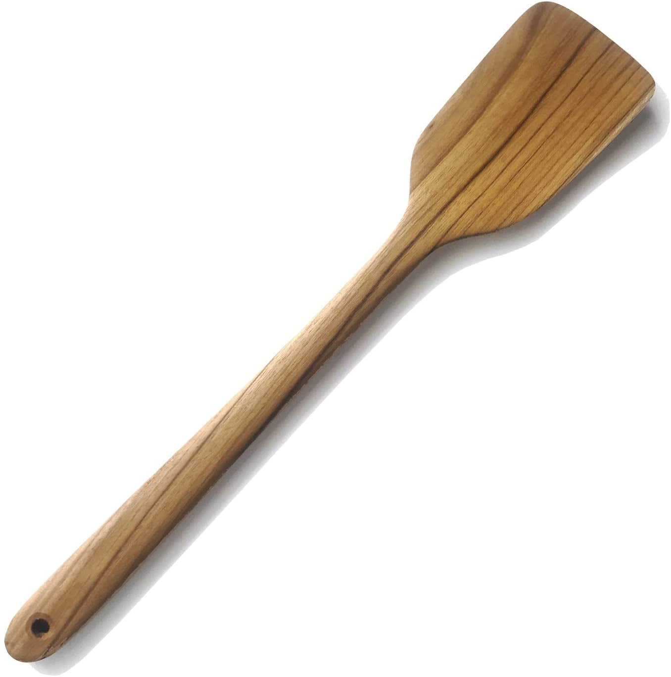 18' Teak Large Wooden Spoon Spatula, Heavy Duty Cajun Stir Paddle for ...