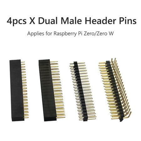 Mymisisa 4pcs 2x20 PIN Dual Male Header Pin 2.5mm Pitch Strip Socket ...