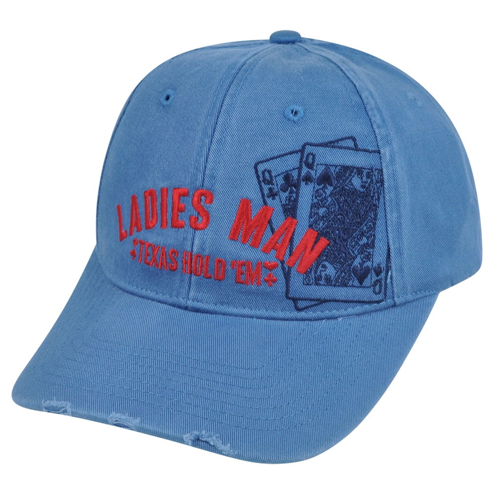 Ladies Man Texas Hold Em World Poker Tour Distressed Cards Gambling ...