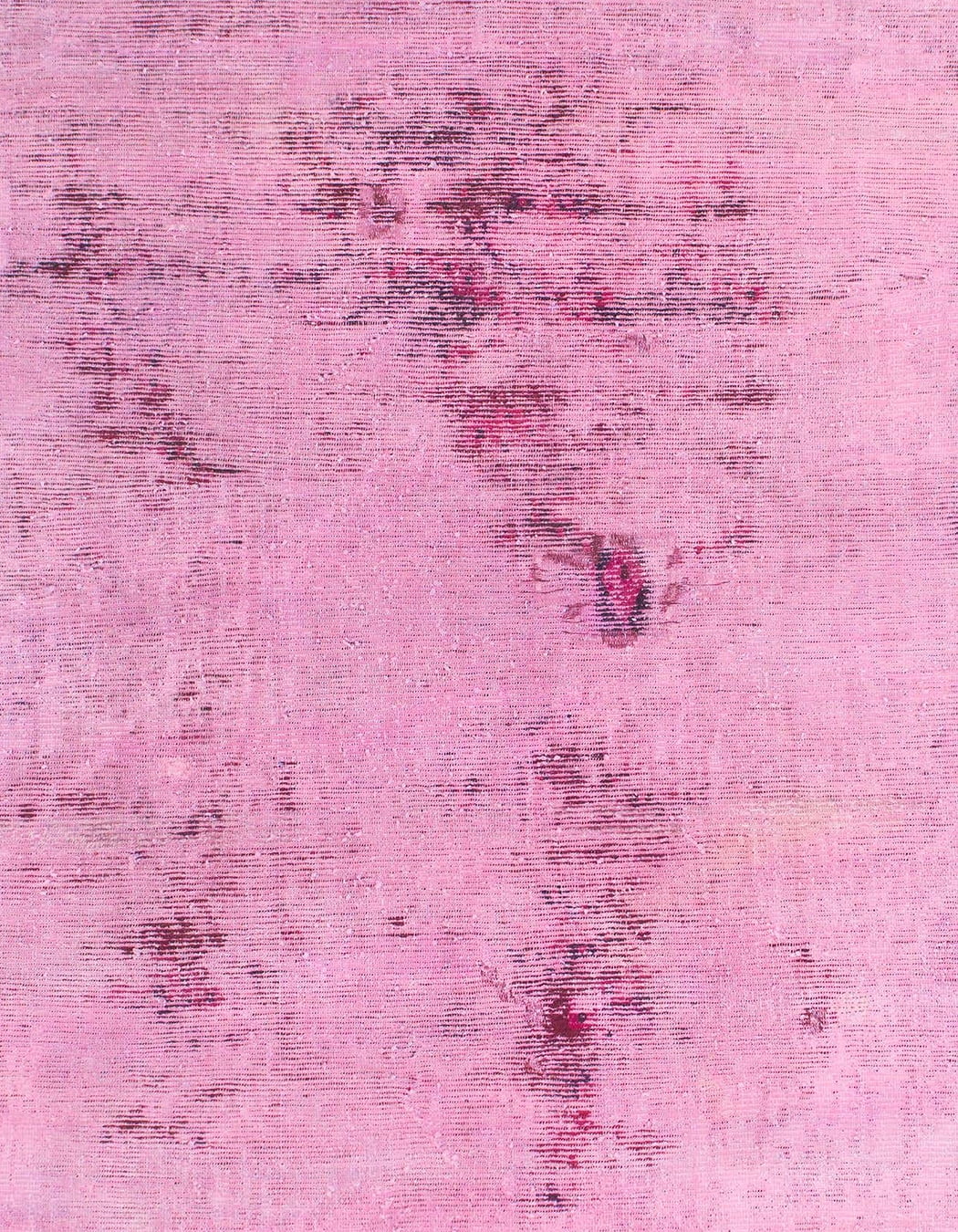 Ahgly Company Machine Washable Indoor Rectangle Abstract Dark Hot Pink ...