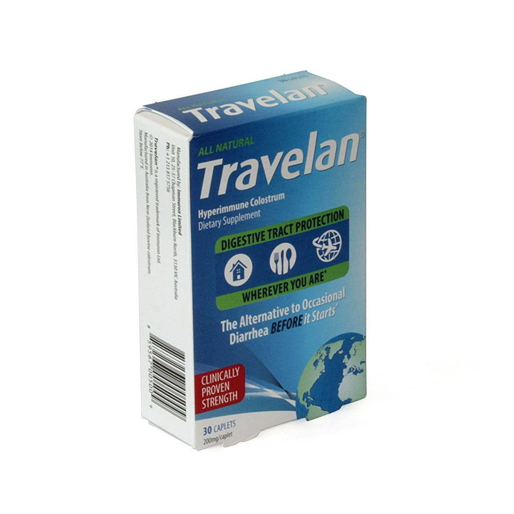 Travelan Dietary Supplement 30 caplets/10 day supply - Walmart.com ...