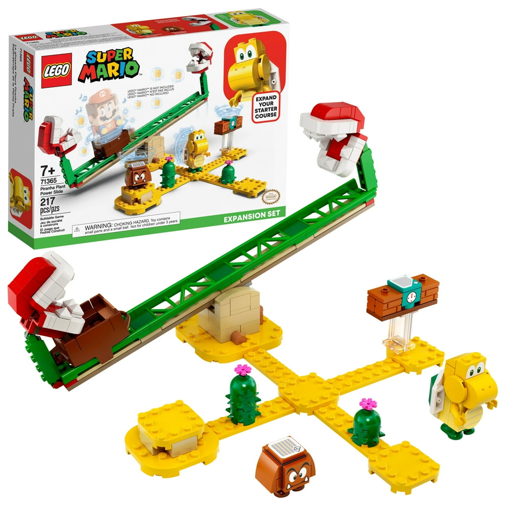 LEGO Super Mario Piranha Plant Power Slide Expansion Set 71365 Action ...
