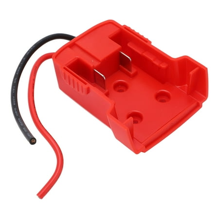 Dock Power Connector, Lock Well 18V Battery Adapter With 12AWG Wire For ...