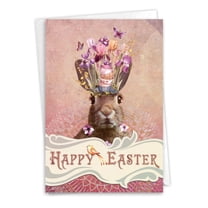 NobleWorks Funny Easter Greeting Card with 5 x 7 Inch Envelope (1 Card ...