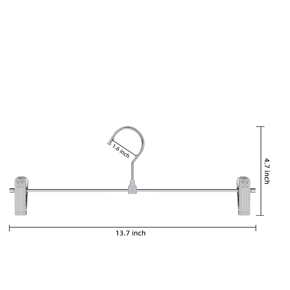 Click here for Unbranded Pant Hangers skirt Hangers With Clips Sp... prices