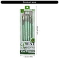 6 Pcs Watercolor Paint Brushes Nylon Hair Painting Brush Art Supplies ...