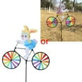 WINDLAND 3D Animal on Bike Windmill Wind Spinner Toys Ornament ...