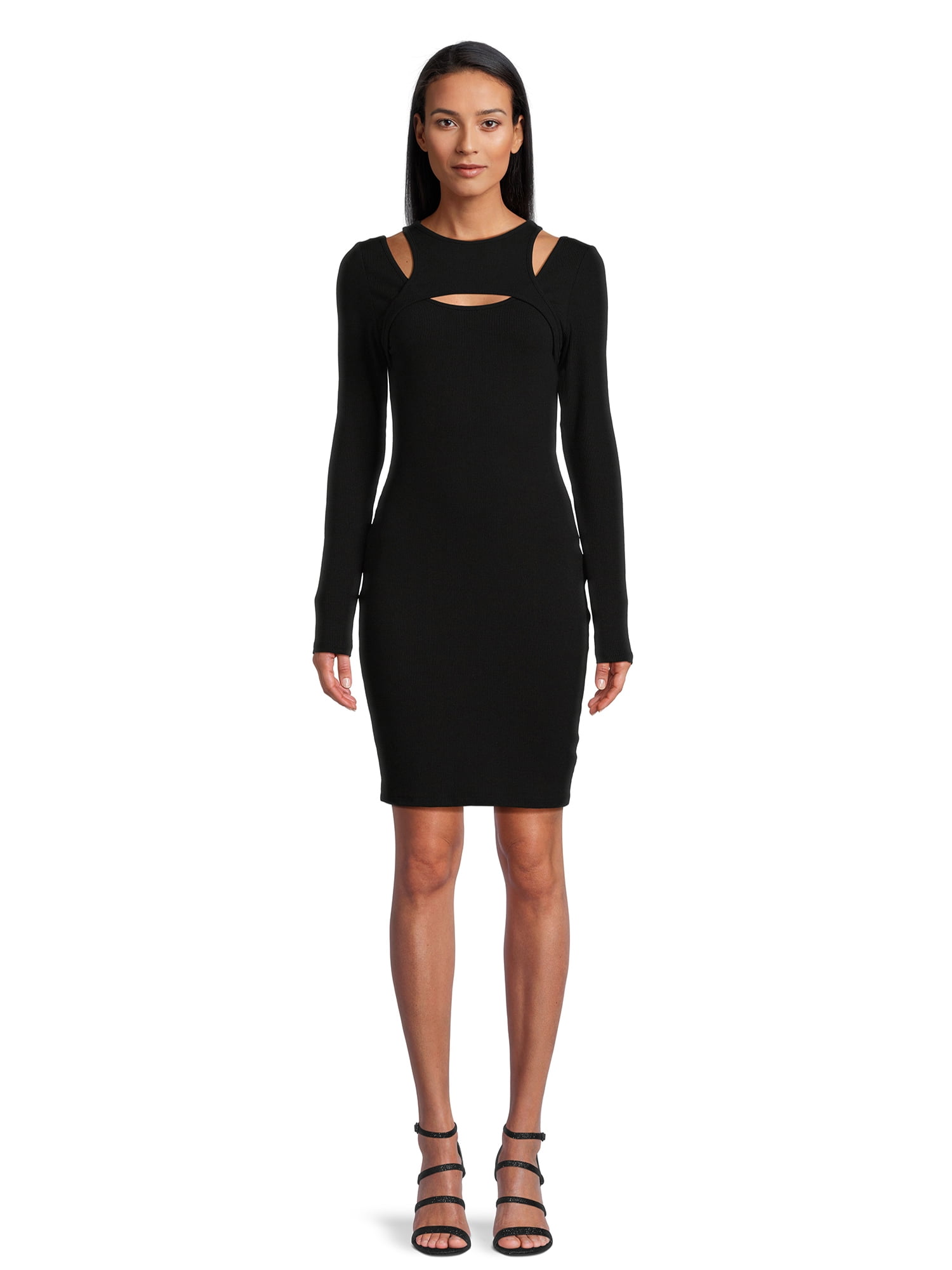 Madden NYC Juniors Cutout Dress - Walmart.com