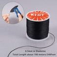 116 Yards Waxed Cord Polyester Waxed Polyester Thread 0.5mm Round ...