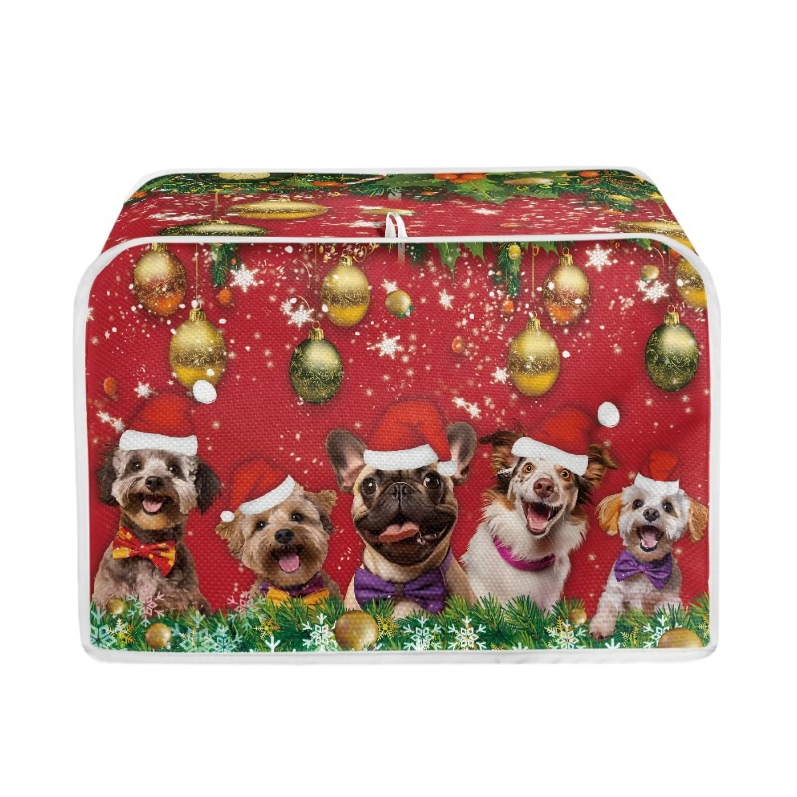 Renewold Happy Dog Toaster Cover 4 Slice Christmas Holiday Stain ...