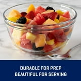 Mainstays Glass Mixing Bowl, 4 Quart Microwave Safe with Wide Opening ...