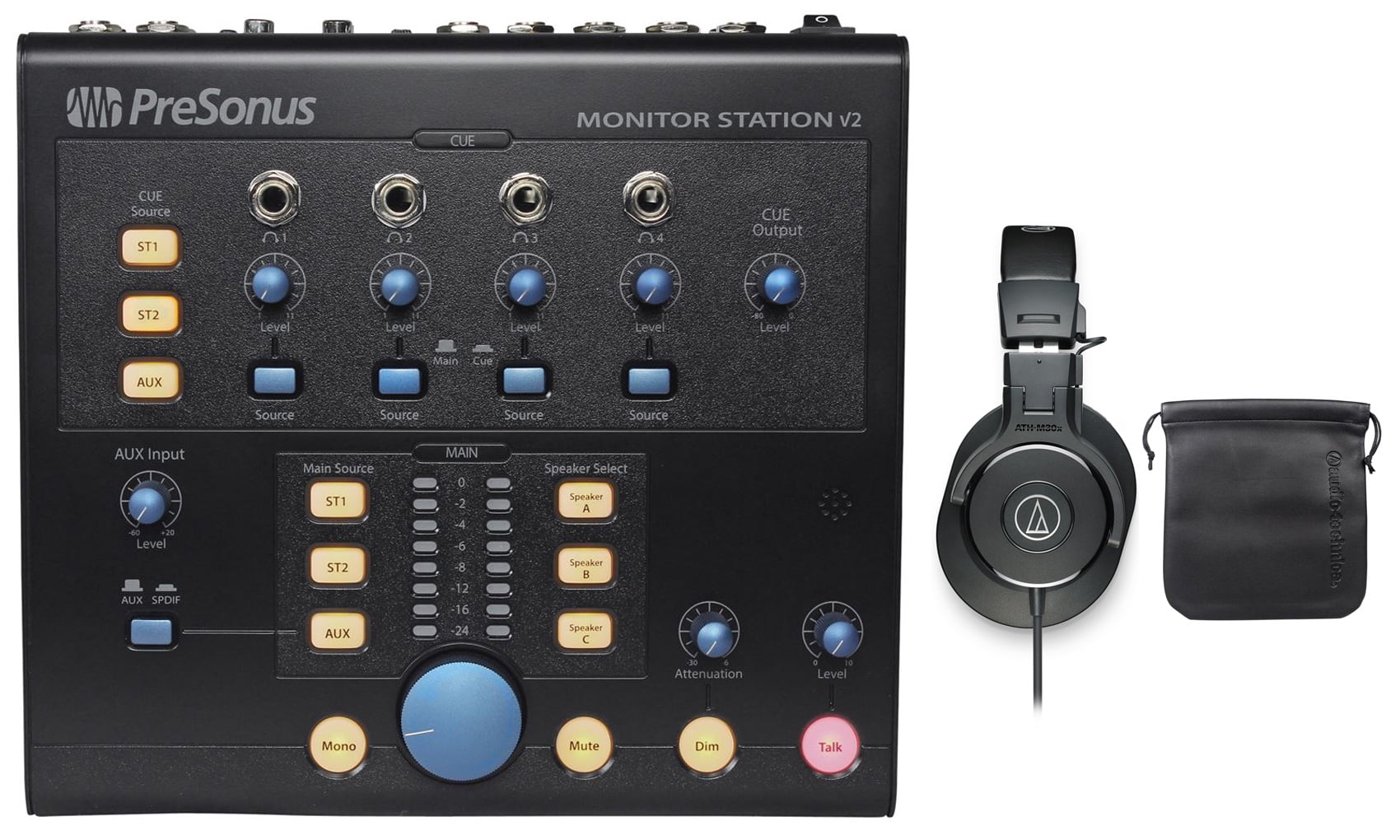 Presonus Monitor Station V2 Studio Control Center/Speaker Selector ...
