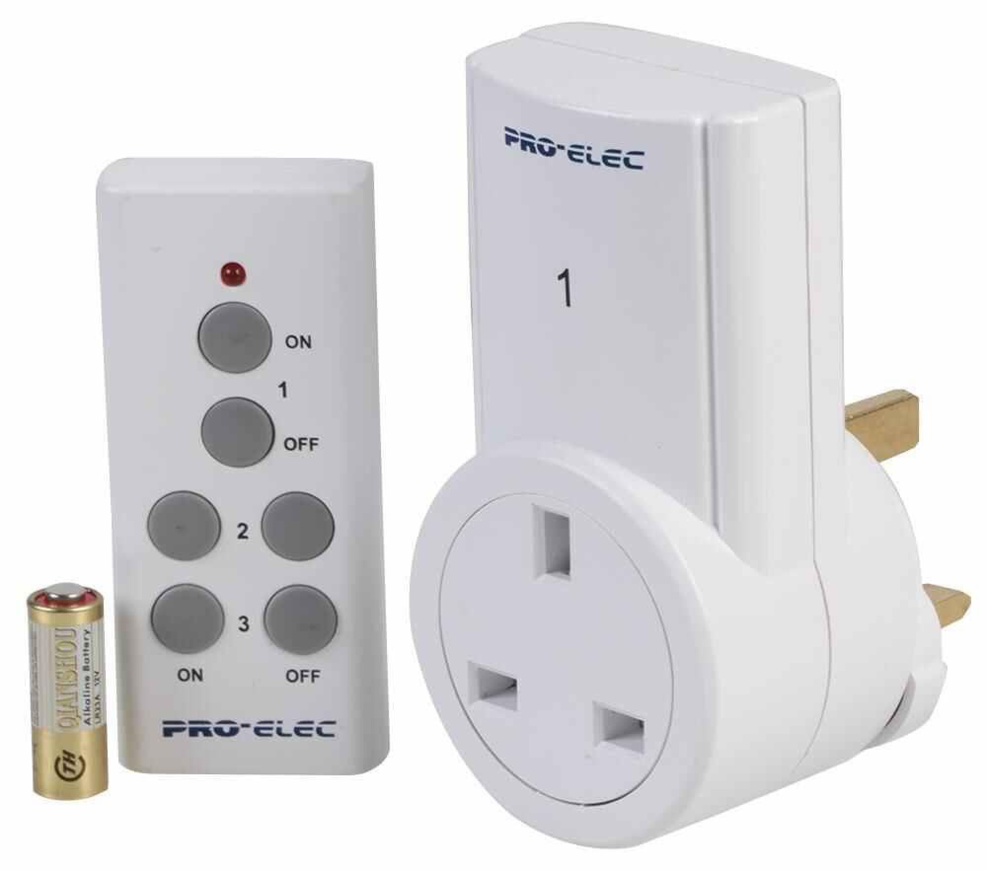 PRO ELEC - Remote Control Socket & Remote - Walmart.com
