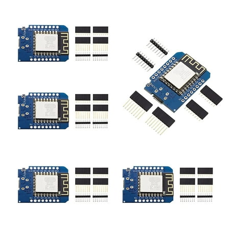 5 Pieces Development Board NodeMcu Mini Wireless D1 Module for ESP8266 ...