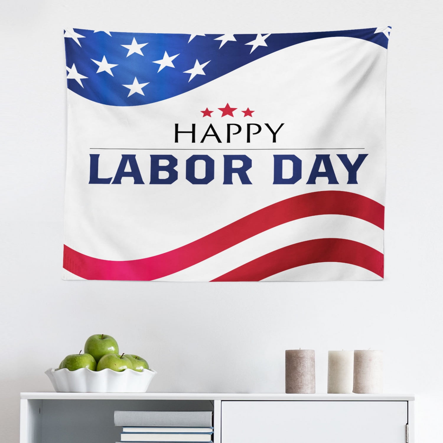 Labour Day Tapestry, Celebrating Labor Day Composition with an American ...