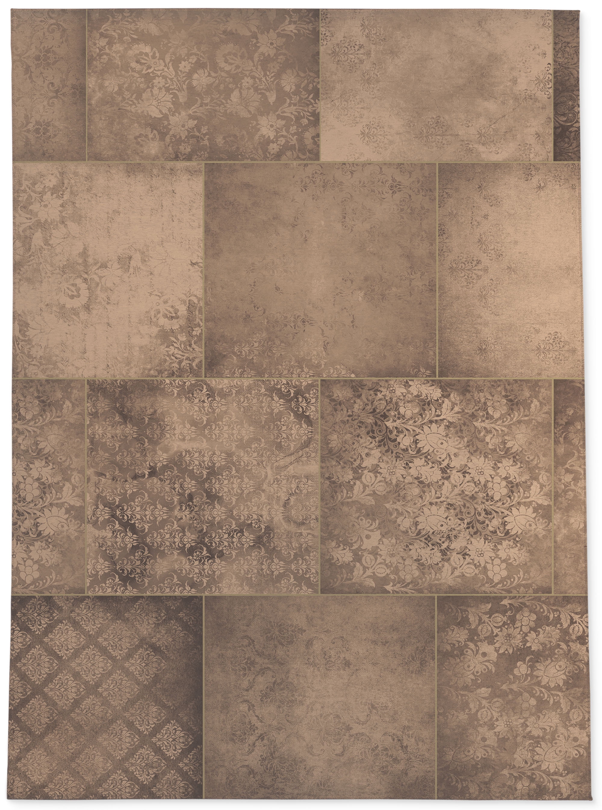 ECLECTIC BOHEMIAN PATCHWORK NEUTRAL Outdoor Rug By Kavka Designs ...