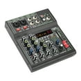 Mini 4 Channel Mixer Individual +48V 99 DSP Effects USB Computer Play ...