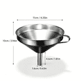304 Stainless Steel Funnel, Funnels for Kitchen Use Filling Bottles ...
