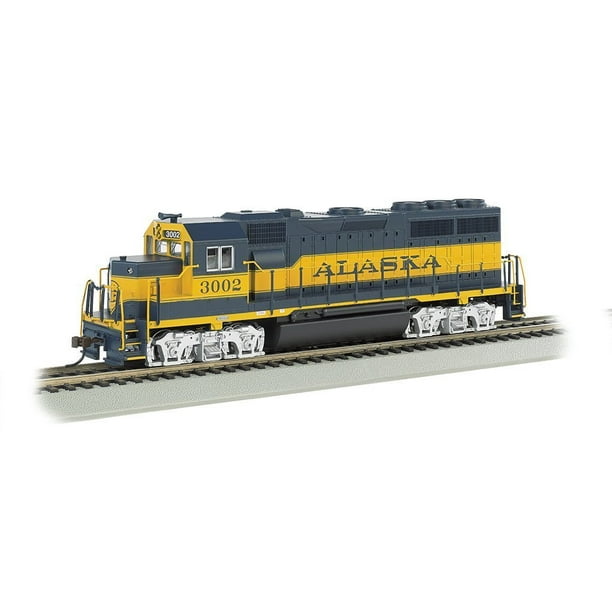 Bachmann 66303 HO Scale EMD GP40 DCC Alaska #3002 Sound Value Equipped Locomotive - Walmart.com ...