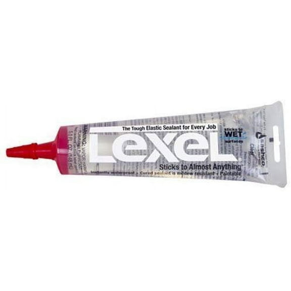 18-pack Sashco Lexel Clear Sealant - Clear, Flexible, Waterproof - 18 ...