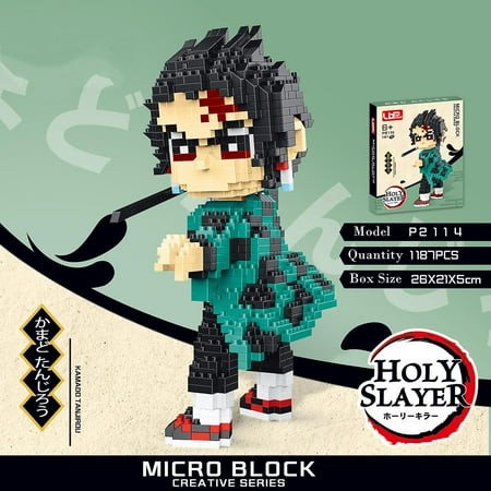 Anime Tanjirou Micro Anime Demon Slayer Building Blocks Anime Action ...