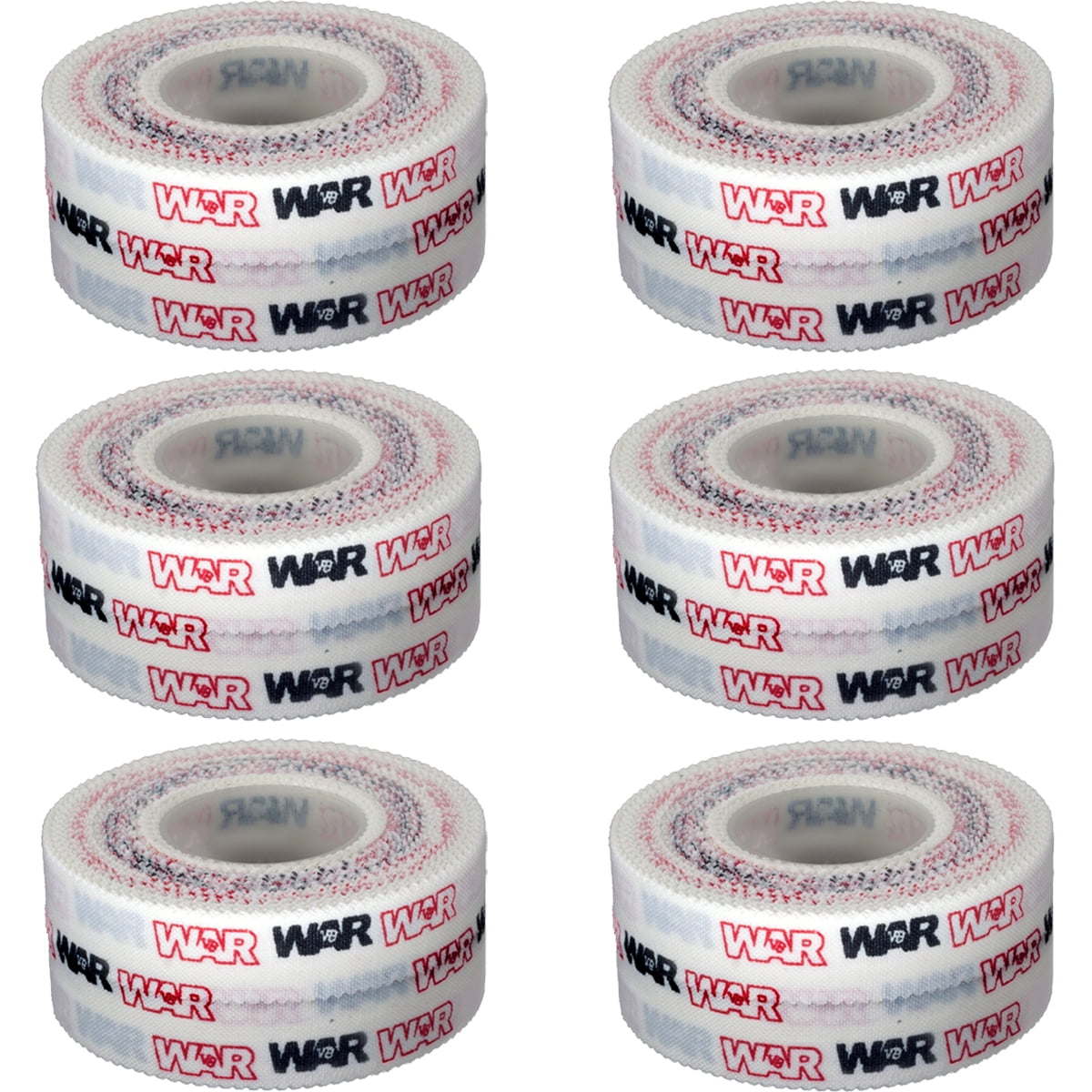 WAR Tape 0.5" EZ Rip Athletic Tape for Boxing, MMA, Muay Thai - 6 Pack ...