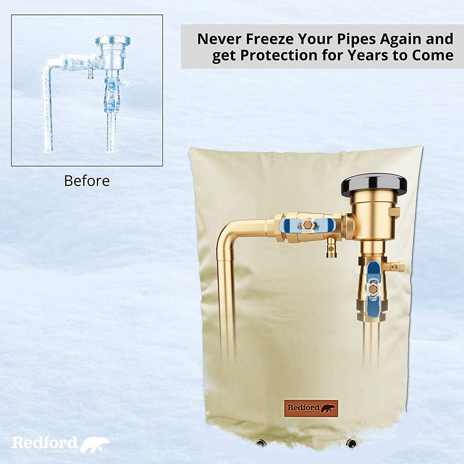 Buy Redford Supply Backflow Valve Cover Insulated - Water Well Pump ...