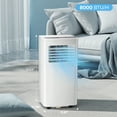 LHRIVER Portable Air Conditioners with Window Kits 5000BTU (8000 BTU ...
