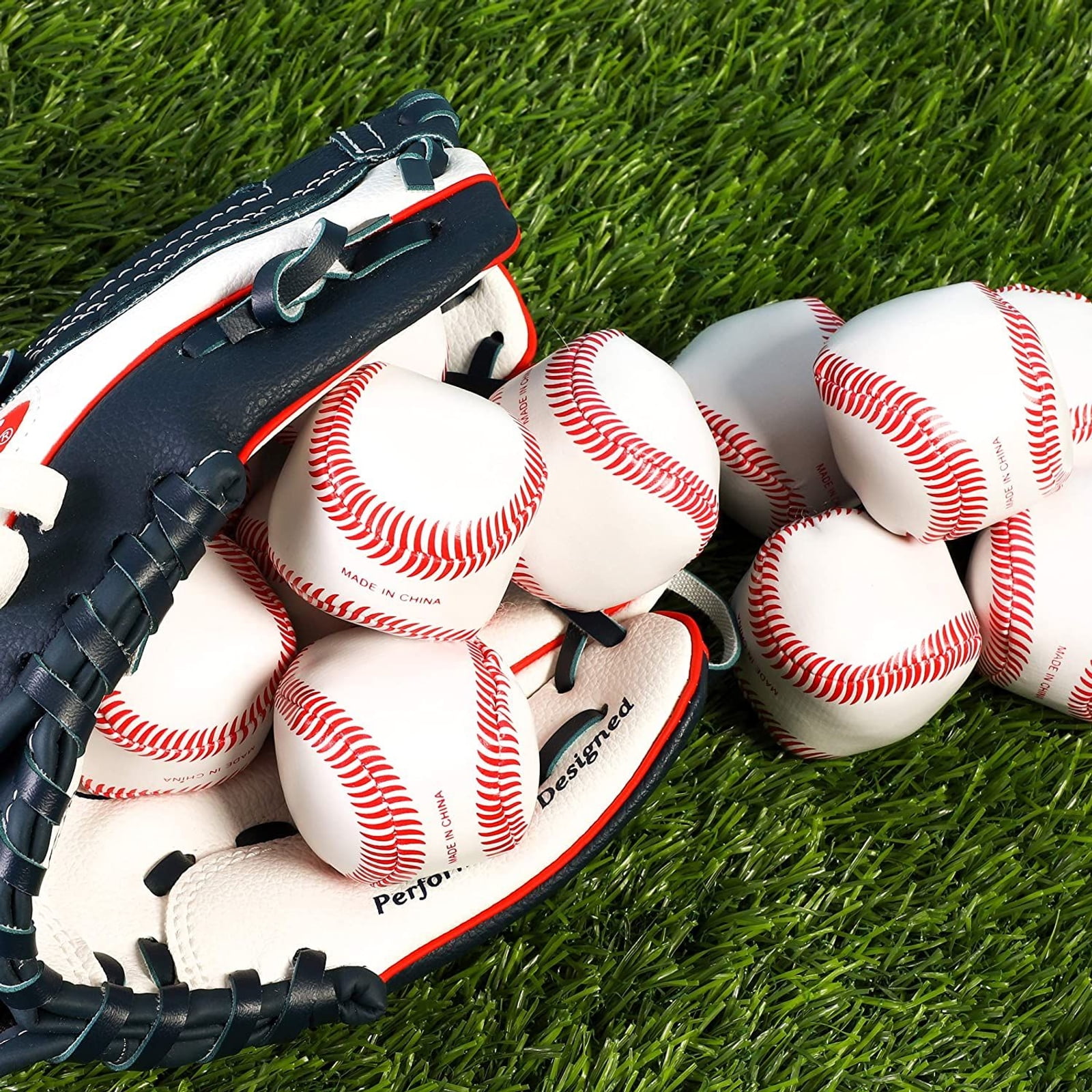 Buy 24 Packs Soft Foam Mini Baseballs for Kids, Sports Stress Ball for ...