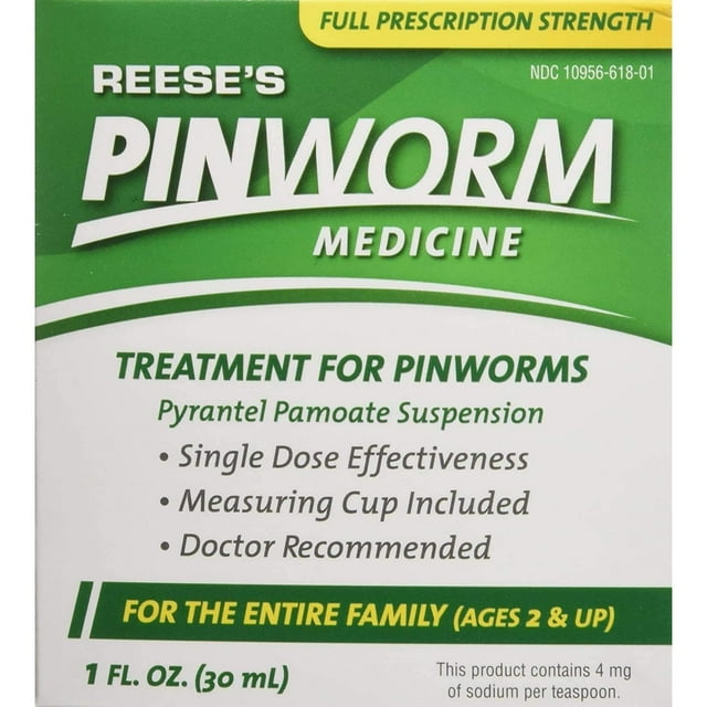 PIN Worm Medicine Reese's 1 OZ -3 Pack - Walmart.com