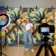 Palm Tree Backdrop for Photoshoot,Photography Photo Studio Background ...