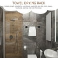 Tower Hanger Bathroom Towel Holders Hand Racks for Shower Suction Cup ...