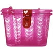 Valentine's Heart Shaped and Slotted Baskets with Handles, 6.875x8.25x5 ...