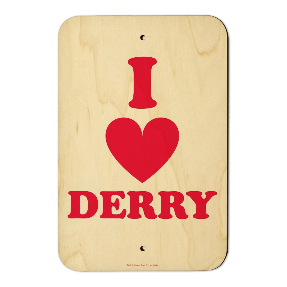 IT: Chapter 2 I Love Derry Home Business Office Sign - Walmart.com