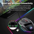 Rechargeable RGB Backlit Wireless Gaming Mouse – 16000 DPI, 40G ...