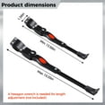 Adjustable Bike Kickstand, Aluminum Alloy Rear Side Bicycle Kick Stand ...
