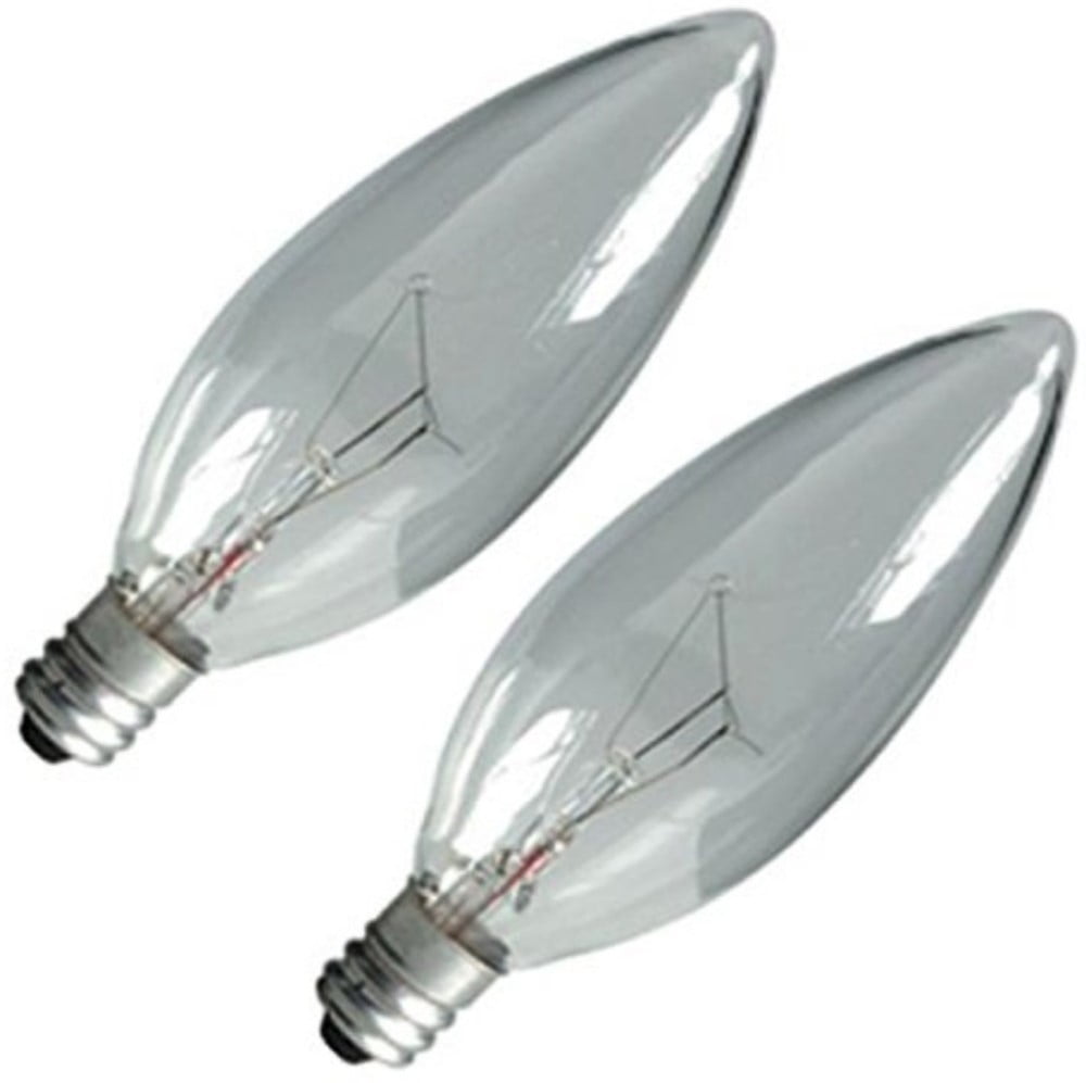 GE Lighting CLR Blunt Bulb, 25 Watt 2 ea - Walmart.com