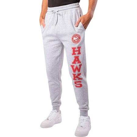 Ultra Game NBA Atlanta Hawks Mens Team Jogger Pants, Left Leg Logo ...
