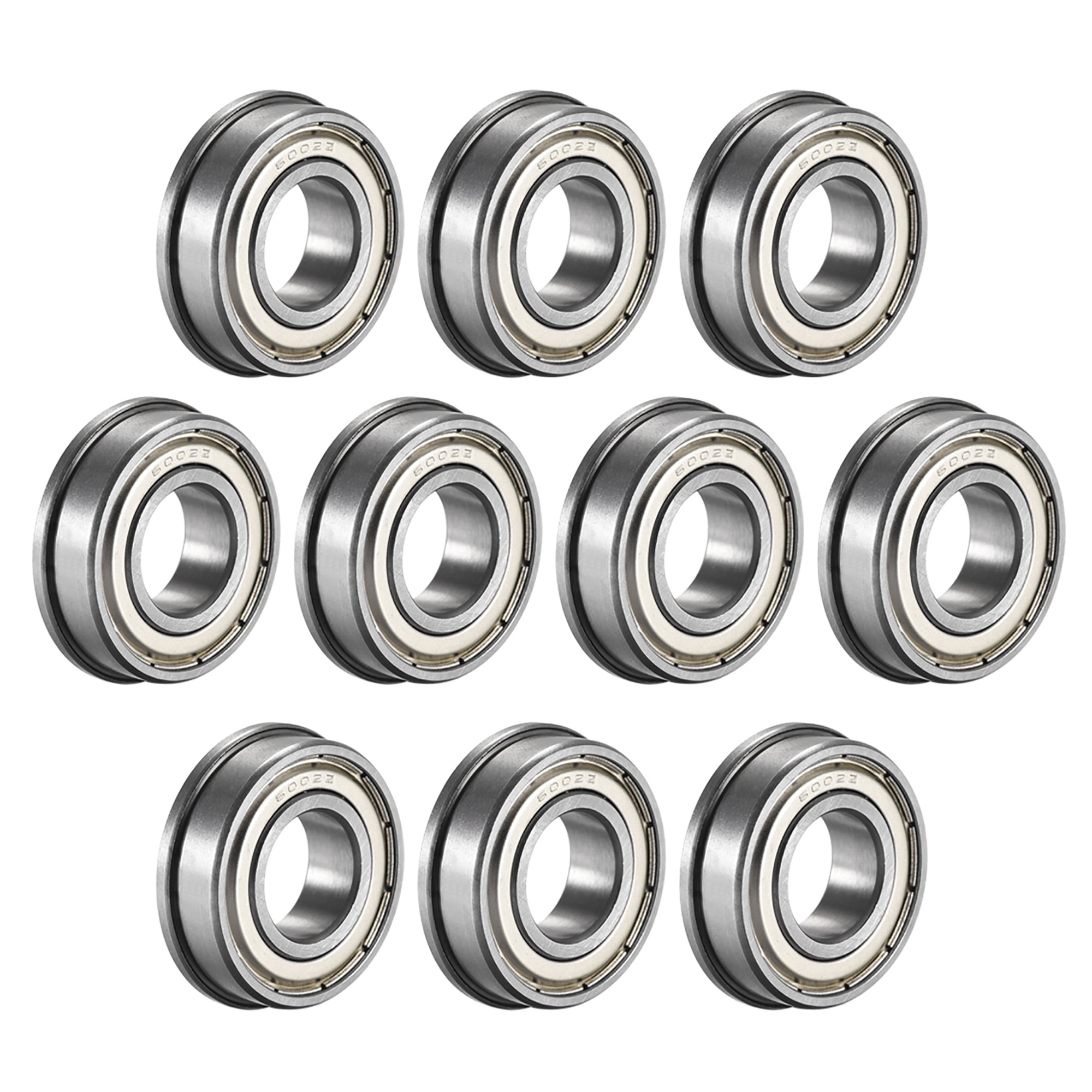 F6002ZZ Flange Ball Bearing 15x32x9mm Double Metal Shielded GCr15 f6002zz-flange-ball-bearing-15x32x9mm-double-metal-shielded-gcr15